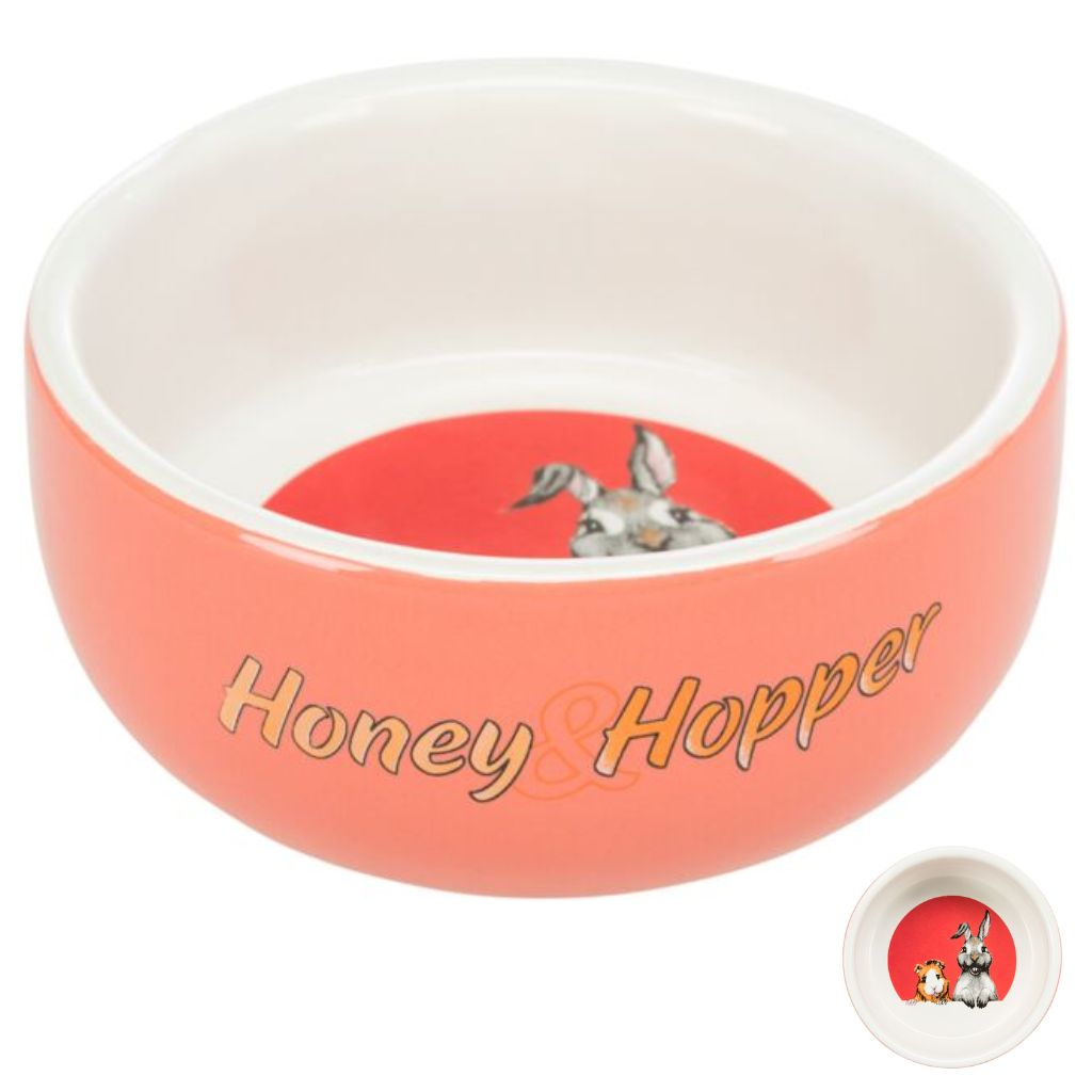 Honey & Hopper Ceramic Bowl – Rabbits Down Under