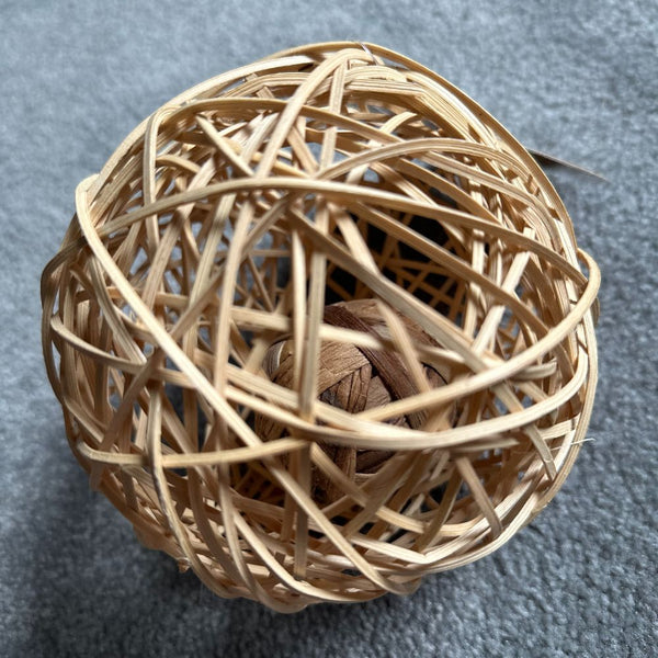 Rattan Wobble Ball Large - Rabbits Down Under