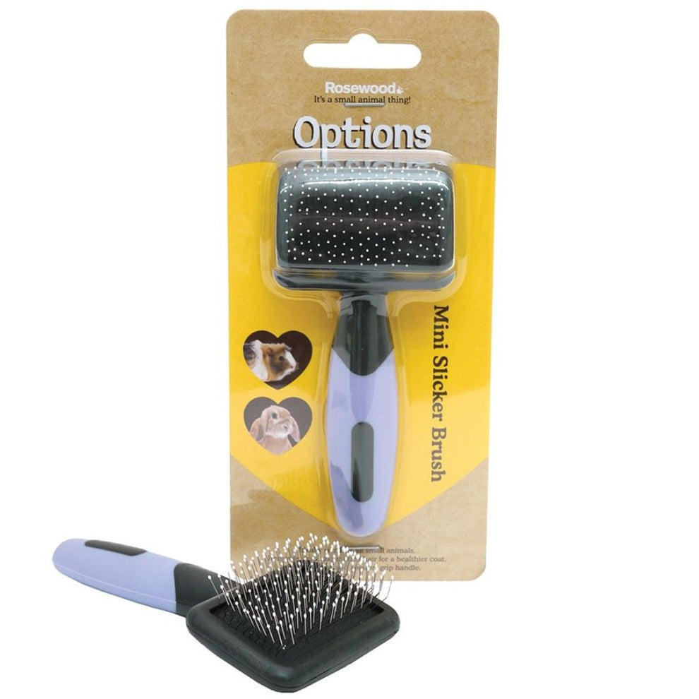 Rosewood Mini Slicker Brush Rabbit Grooming – Rabbits Down Under